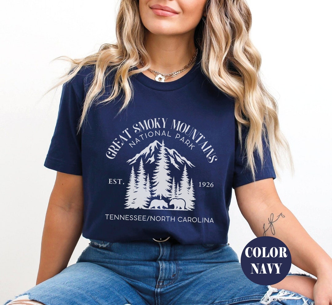 Great Smoky Mountains National Park Shirt Tee, Smokies Sweatshirt Crewneck Pullover,tennessee ...