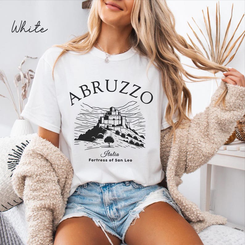 Abruzzo Comfort Colors Shirt, Italy Tshirt, Italia Unisex T-shirt ...