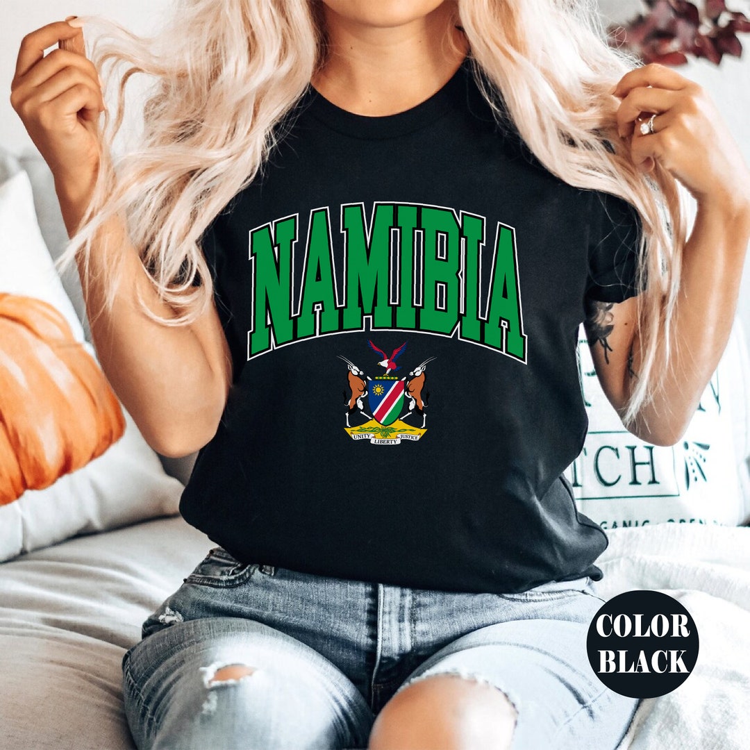 Namibia Tshirt, Unisex Soft and Comfortable Namibia Emblem Shirt ...