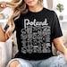 Poland Shirt, Poland Doodle Landmarks Unisex Shirt, Polish Travel Gift ...