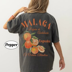 Malaga Shirt, Malaga Tshirt Comfort Colors 1717, Malaga Andalusia ...