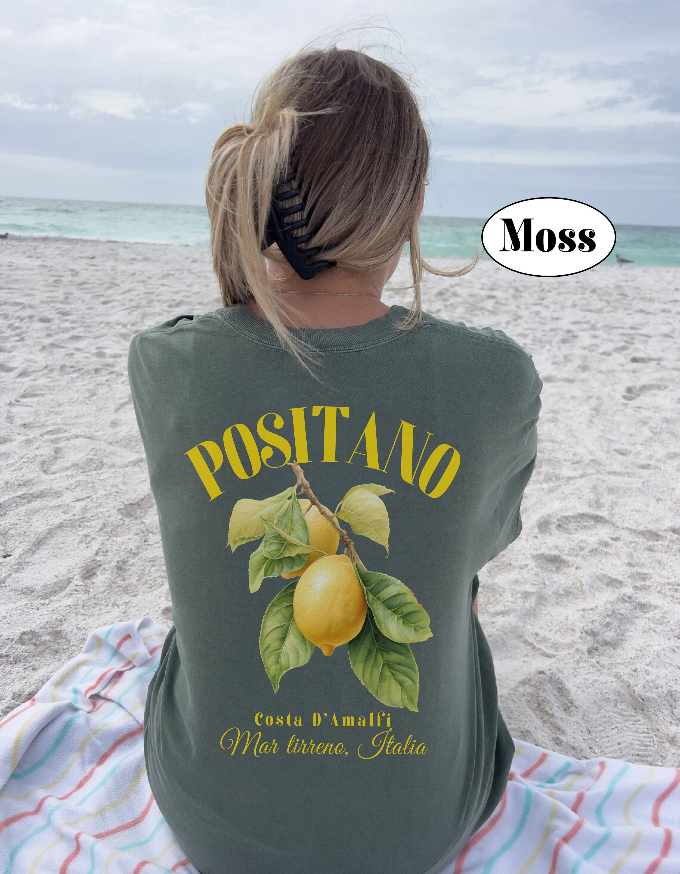Positano Shirt, Positano Tshit Comfort Colors 1717 , Capri Island ...