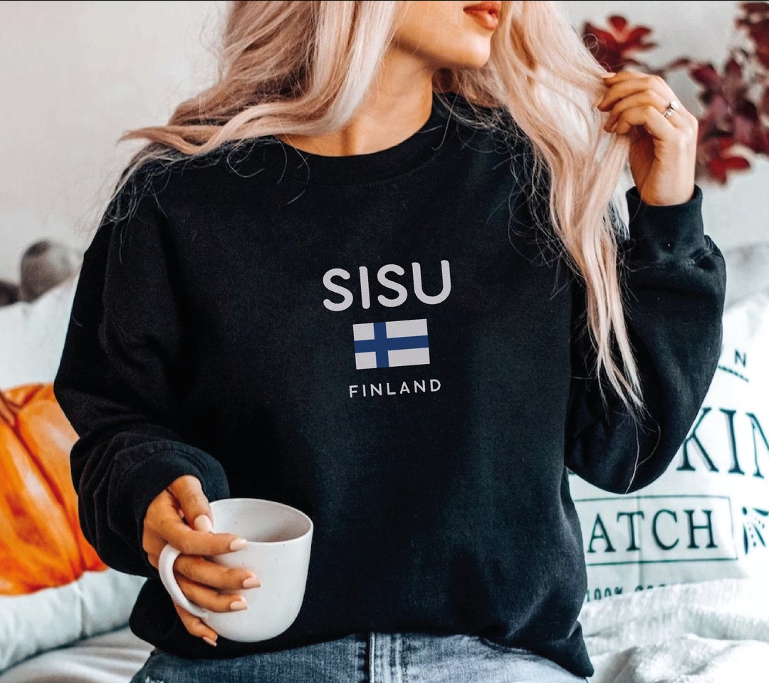 Sisu Finland Sweatshirt, Finlad Pullover,finnish Tshirt Tee Gifts ...