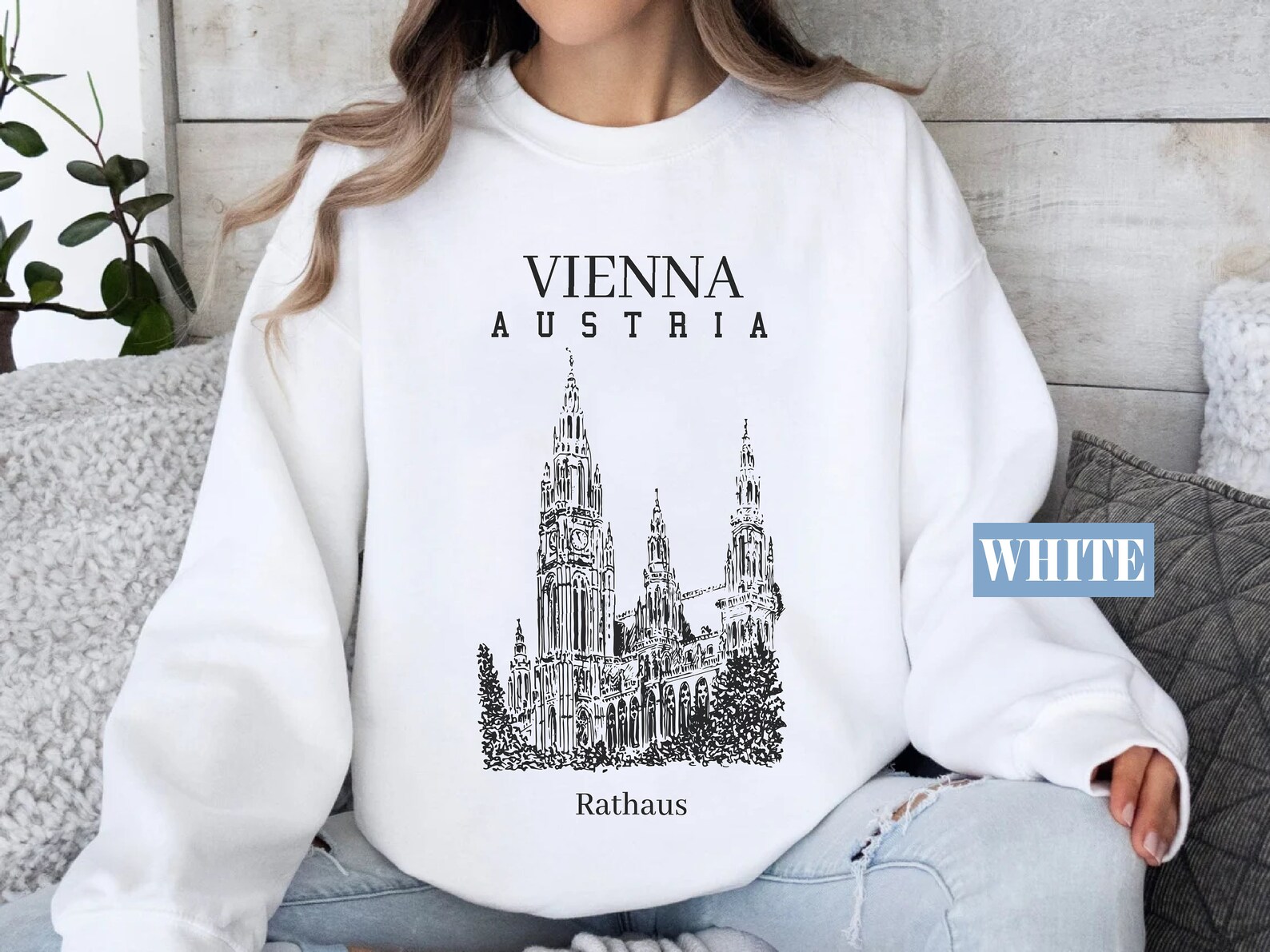 Vienna Austria Sweatshirt, Austrian Sweater, Austria Crewneck, Unisex ...