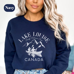 Lake Louise Shirt Tee, Lake Louise Sweatshirt Crewneck Pullover, Canada ...