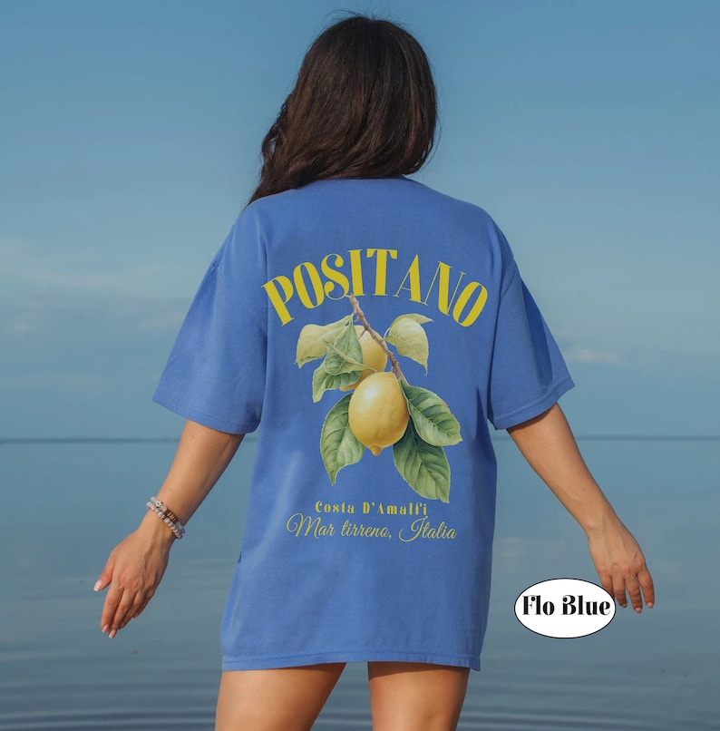 Positano Shirt, Positano Tshit Comfort Colors 1717 , Capri Island ...