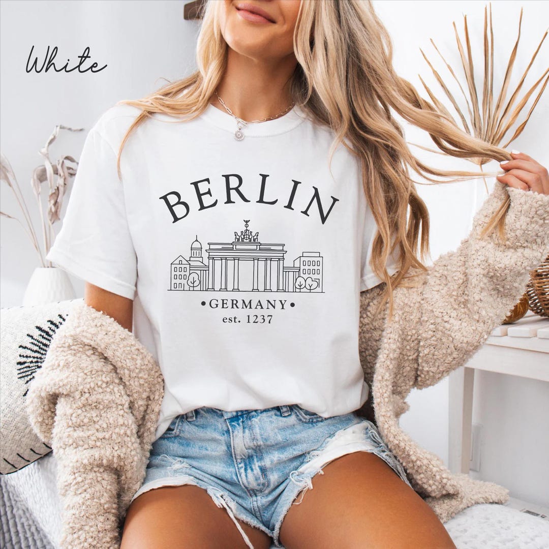 Berlin Comfort Colors® Tee Shirt, Germany Unisex Shirt, Berlin T-shirt ...