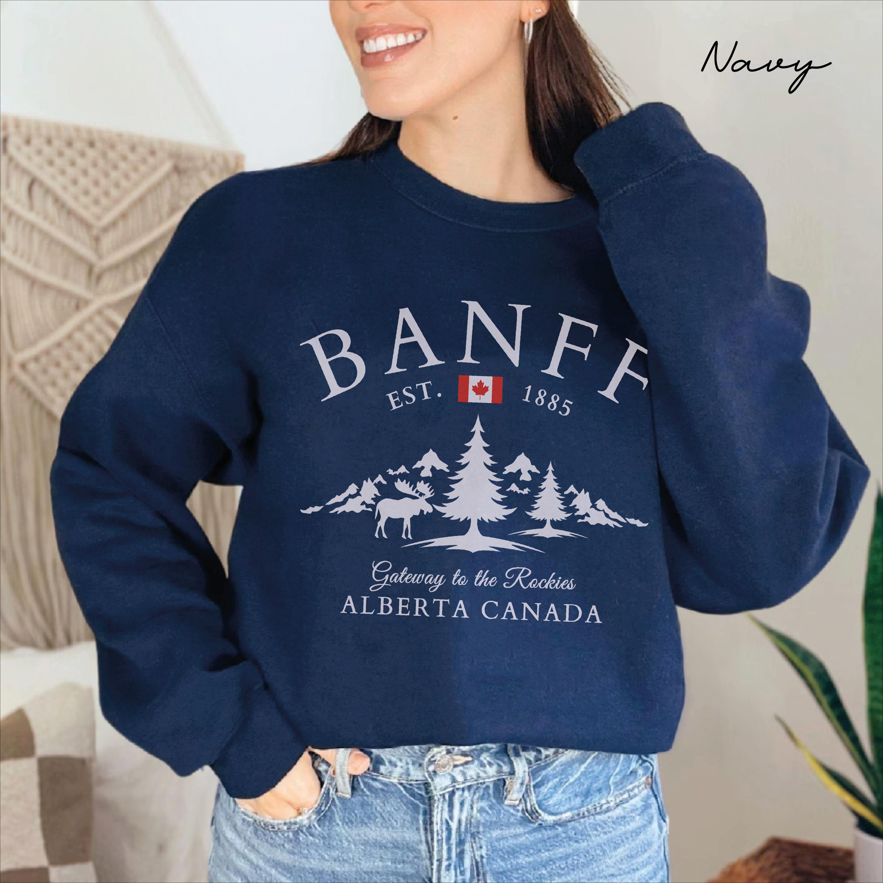 Banff Sweatshirt, Banff National Park Alberta Sweater Crewneck, Canada ...