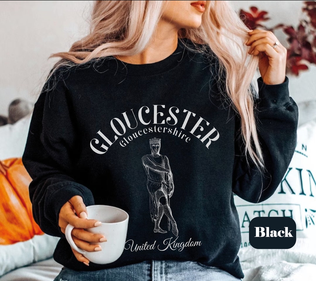 Gloucester England Sweatshirt, Gloucester Soft and Comfortable Crewneck, United Kingdom Unisex ...