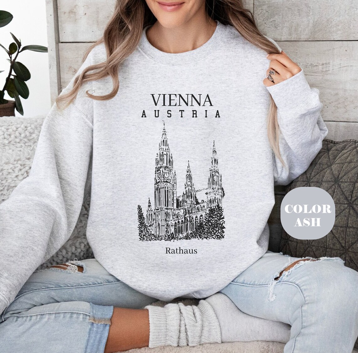 Vienna Austria Sweatshirt, Austrian Sweater, Austria Crewneck, Unisex ...