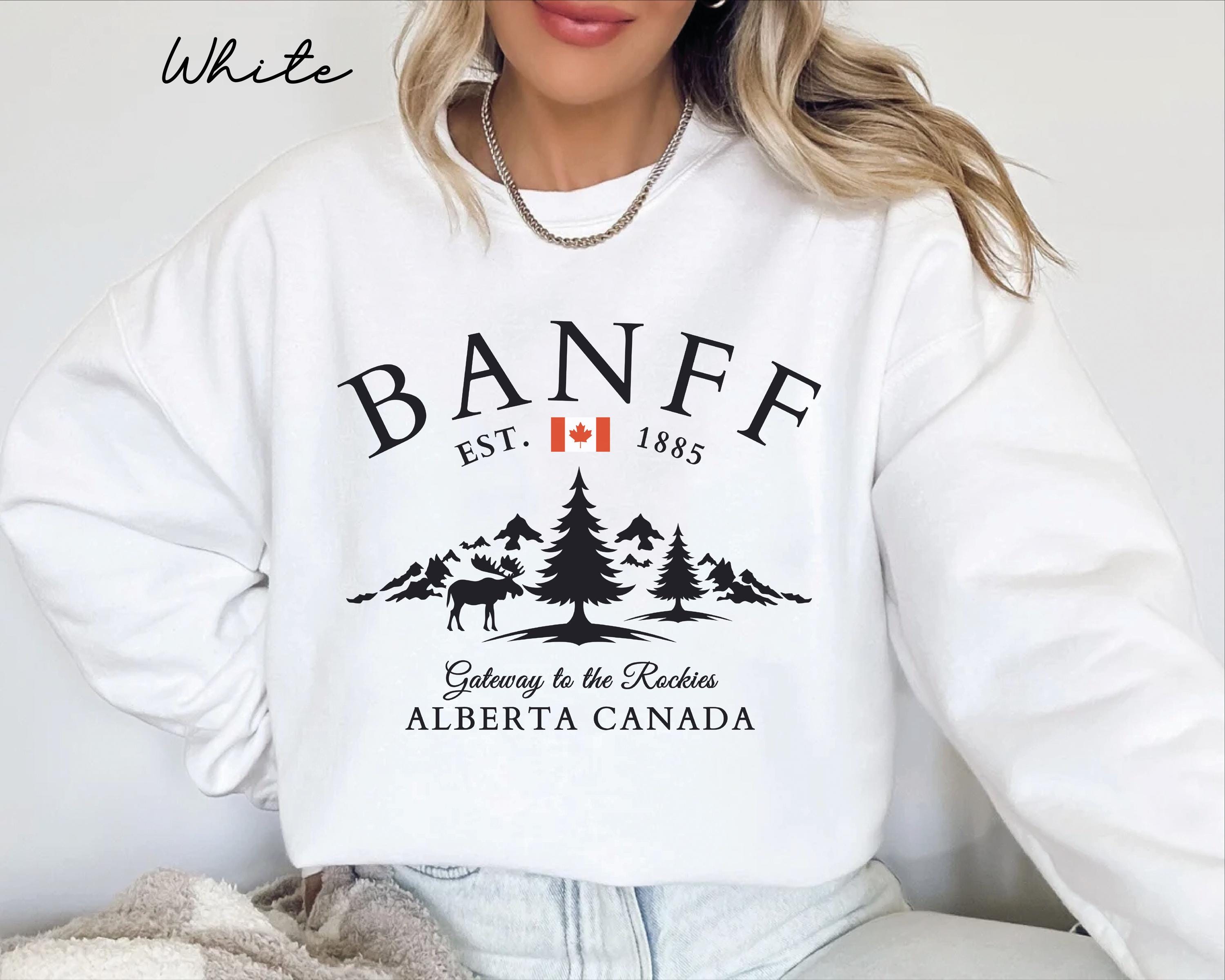 Banff Sweatshirt, Banff National Park Alberta Sweater Crewneck, Canada ...
