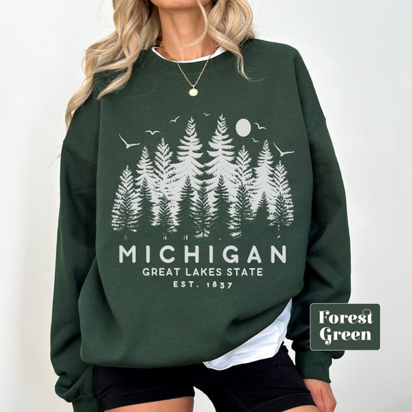 Michigan Sweatshirt - Etsy