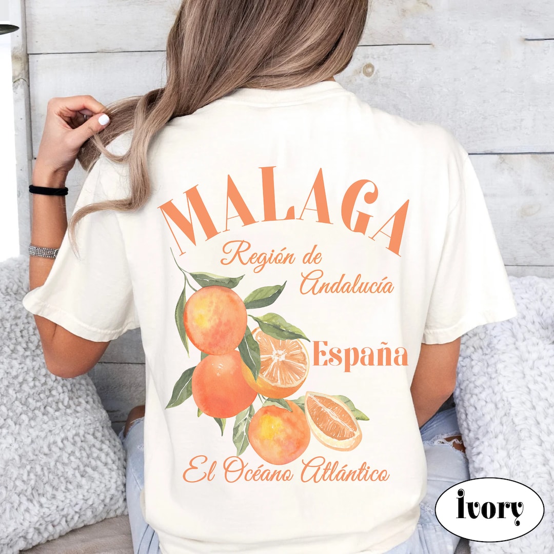 Malaga Shirt, Malaga Tshirt Comfort Colors 1717, Malaga Andalusia ...