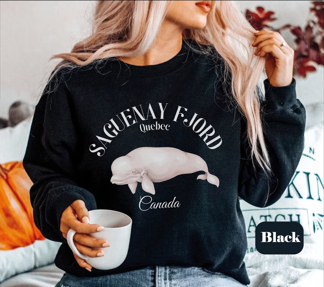 Saguenay Fjord Quebec Sweatshirt, Women's Quebec Crewneck, Unisex ...