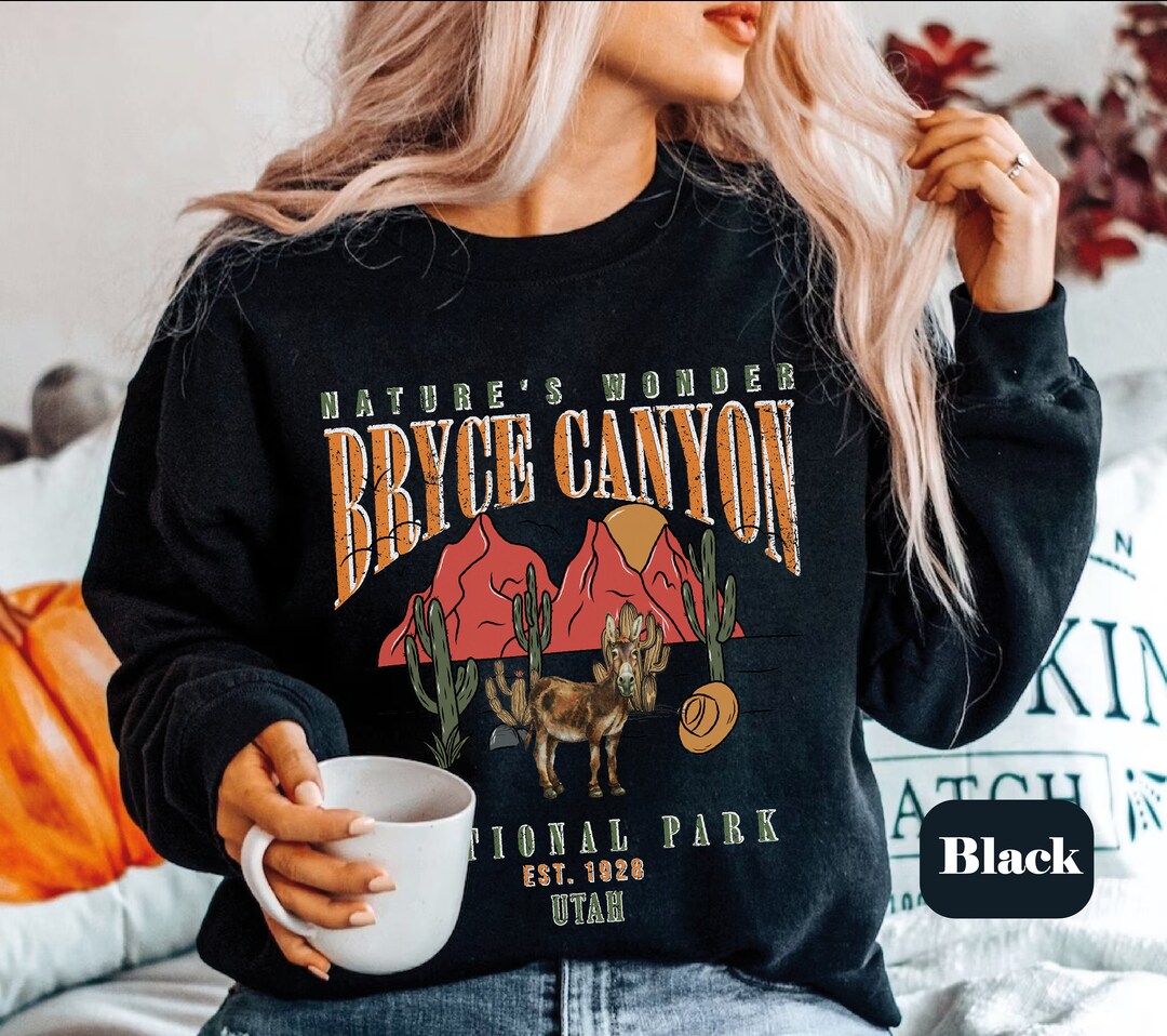 Bryce Canyon National Park Sweatshirt,utah Sweatshirt,national Park ...