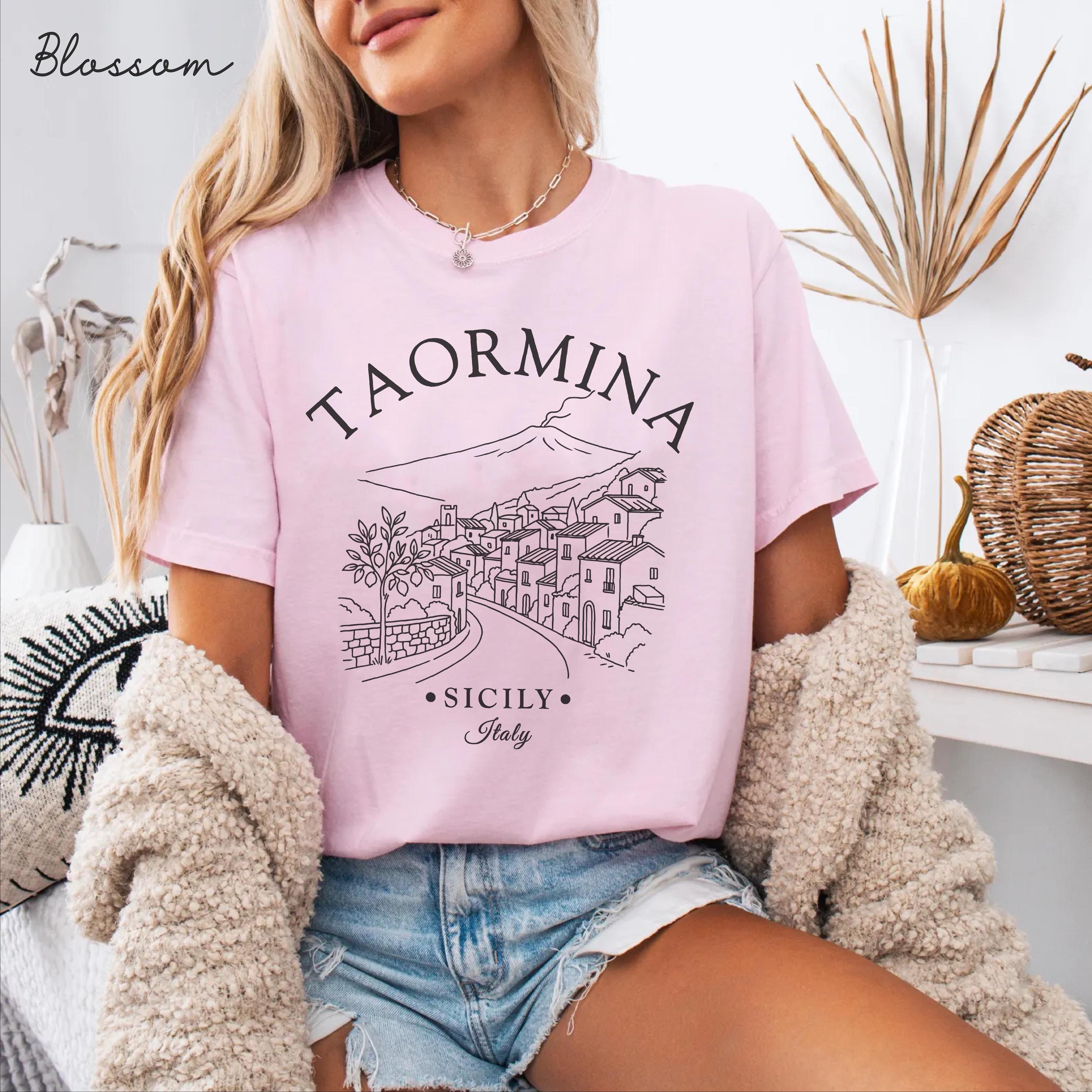 Taormina Comfort Colors® Tee Shirt, Sicily Unisex Shirt, Italy T-shirt ...
