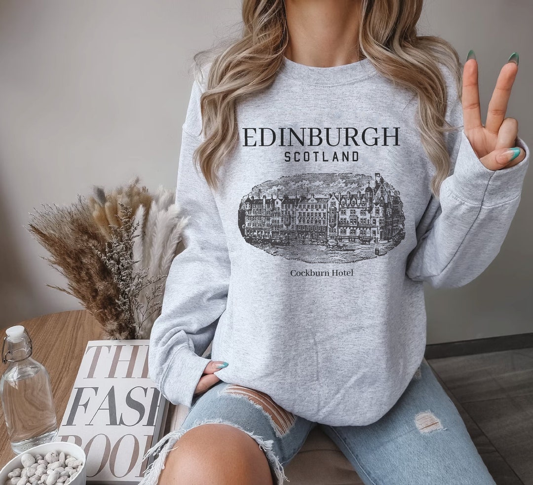 Edinburgh Scotland Sweatshirt, Scottish Sweater, Scotland Crewneck ...