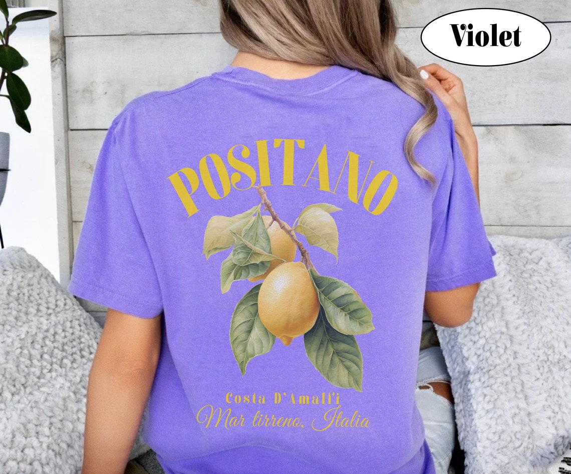 Positano Shirt, Positano Tshit Comfort Colors 1717 , Capri Island ...