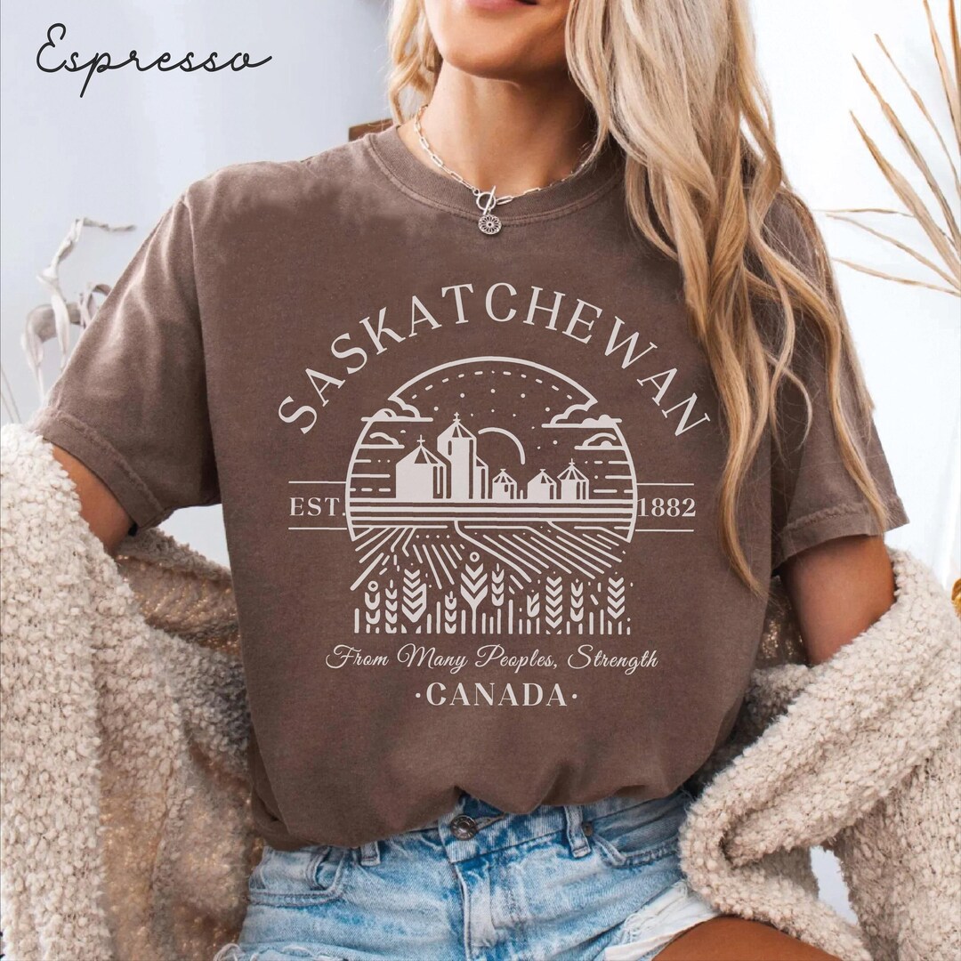 Saskatchewan Comfort Colors® Tee Shirt, Canada Unisex Shirt ...