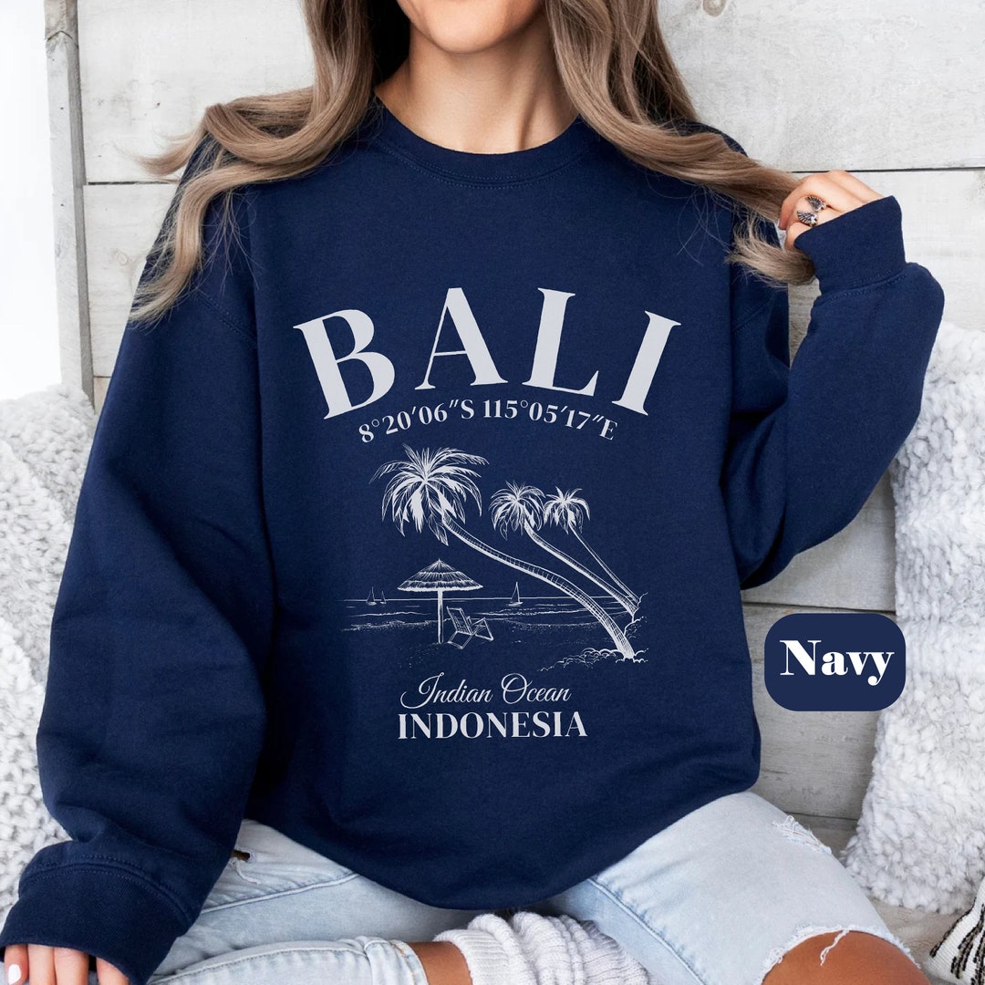 Bali Indonesia Sweatshirt, Womens Bali Island Crewneck Sweater,bali ...
