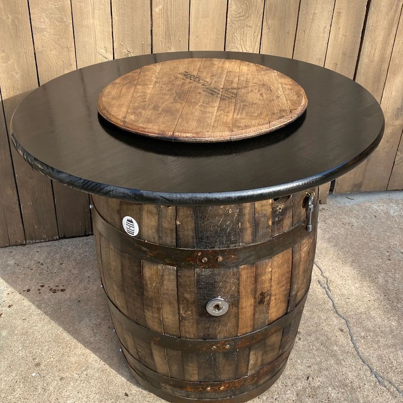 Whiskey Barrel Table - Etsy