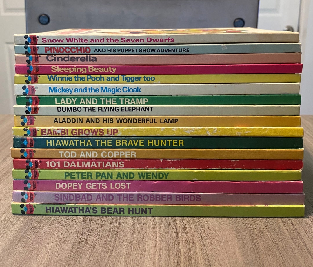 Disney's Wonderful World of Reading / Hardcover Books / Vintage - Etsy