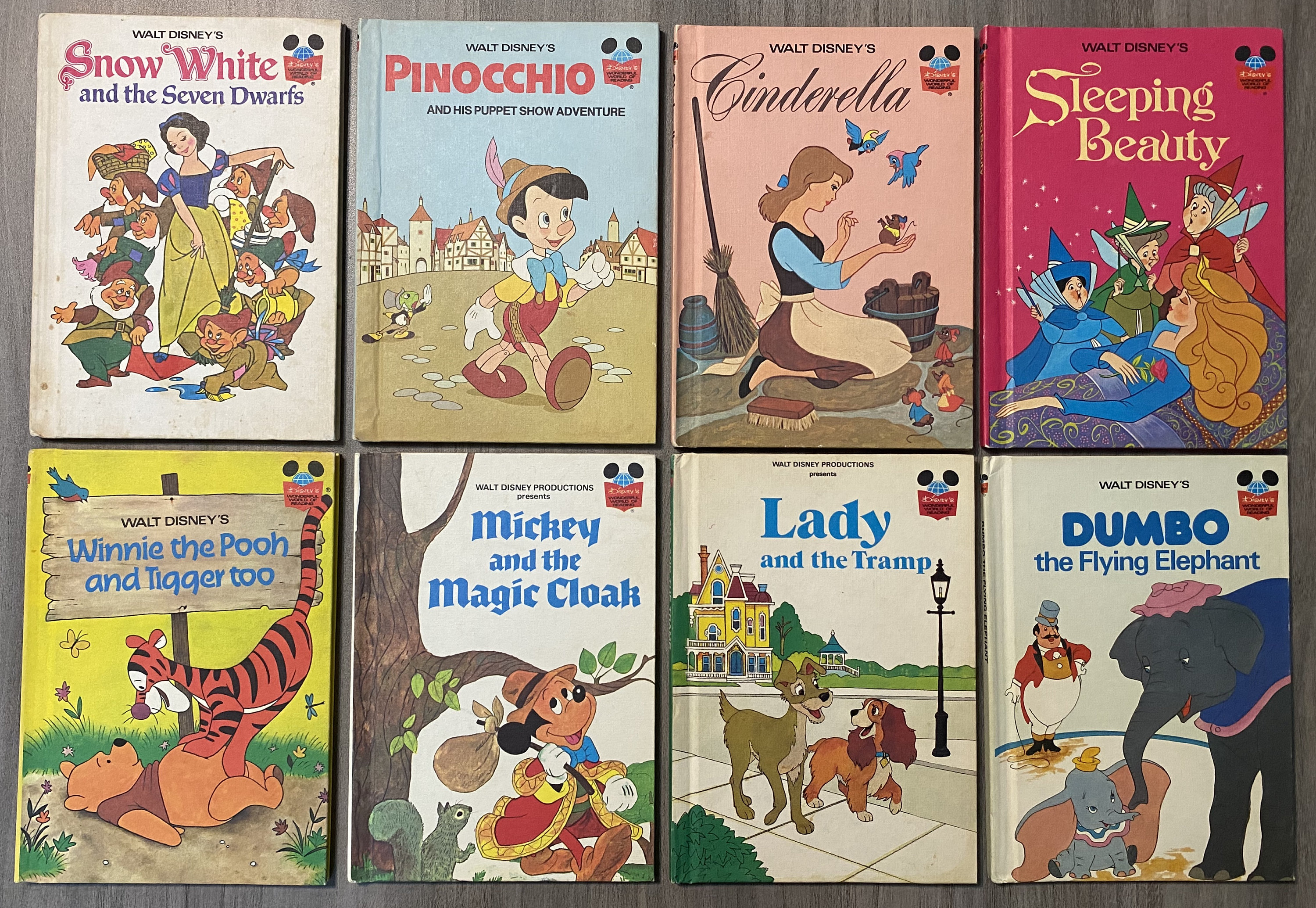 Disney's Wonderful World of Reading / Hardcover Books / Vintage - Etsy