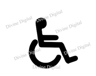 Handicapped Symbol Svg - Etsy