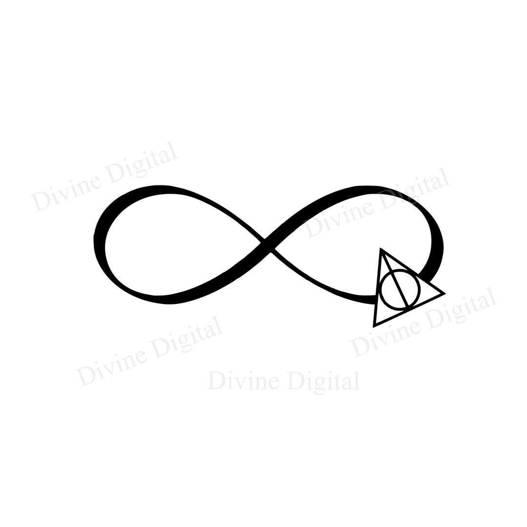 Infinity Symbol With HP Mark SVG File for Vinyl Cutting - Etsy Australia