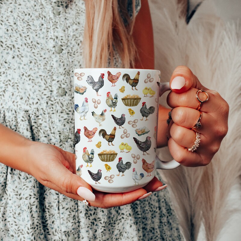 Chicken Coffee Mug - Etsy