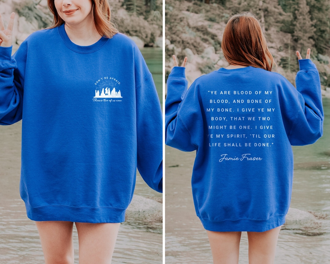 Outlander Sweatshirt Frasers Ridge Shirt Outlander Crewneck Jamie ...