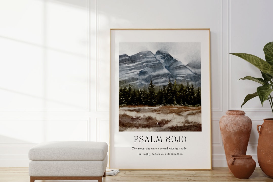 Christian Bible Art Prints Christian Bible Verse Print Home Decor ...