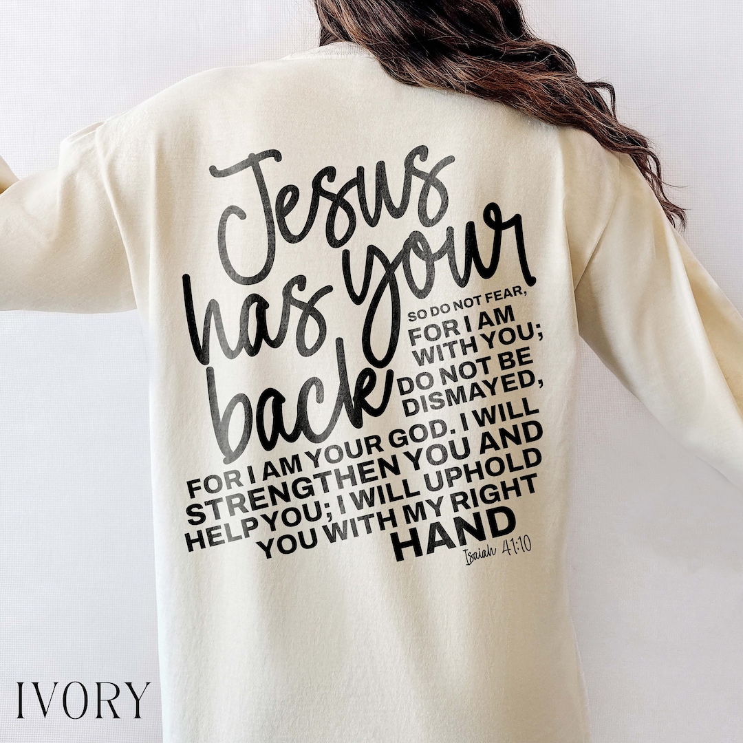 Christian Shirts Long Sleeve Comfort Colors Bible Verse Shirt Trendy ...