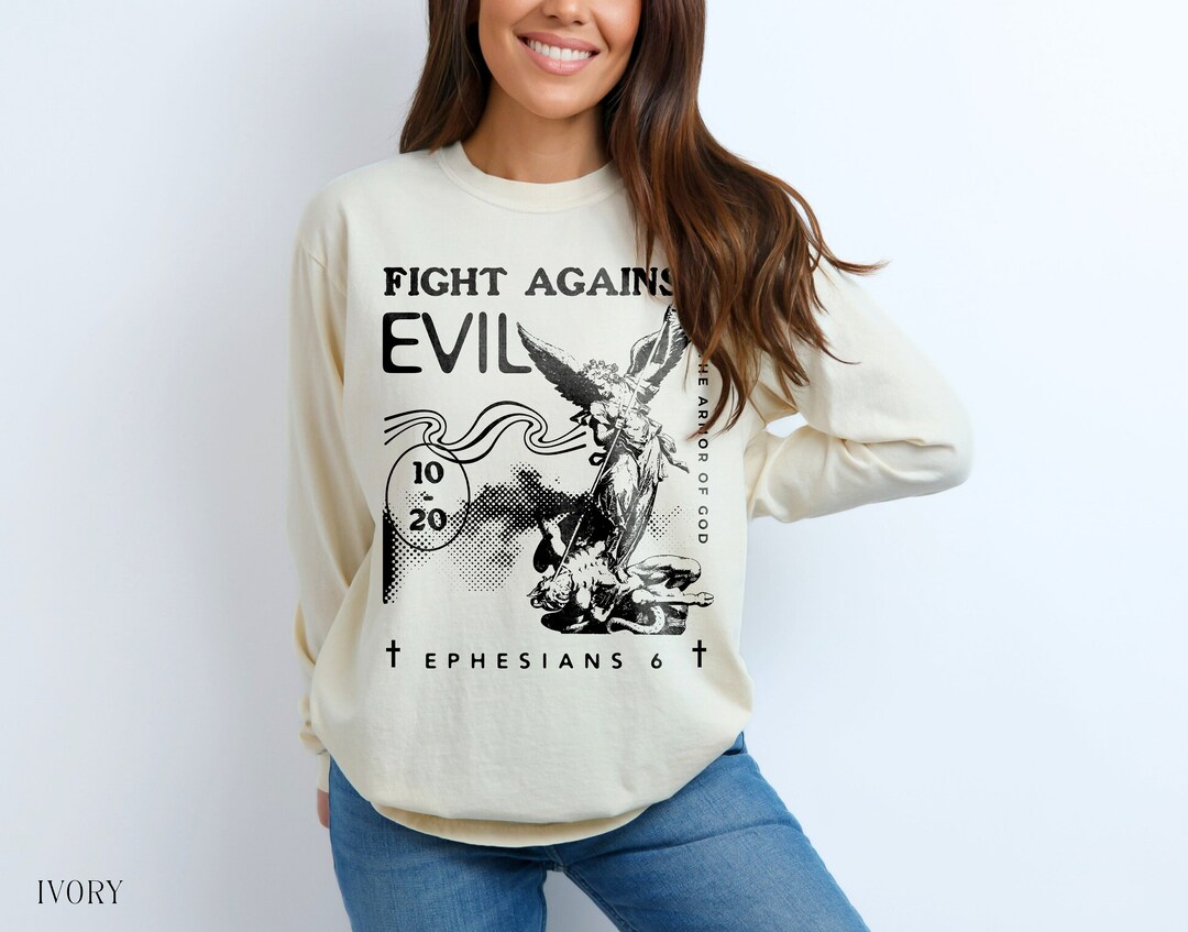 Christian Shirts Bible Verse Shirt Comfort Colors Long Sleeve Christian ...