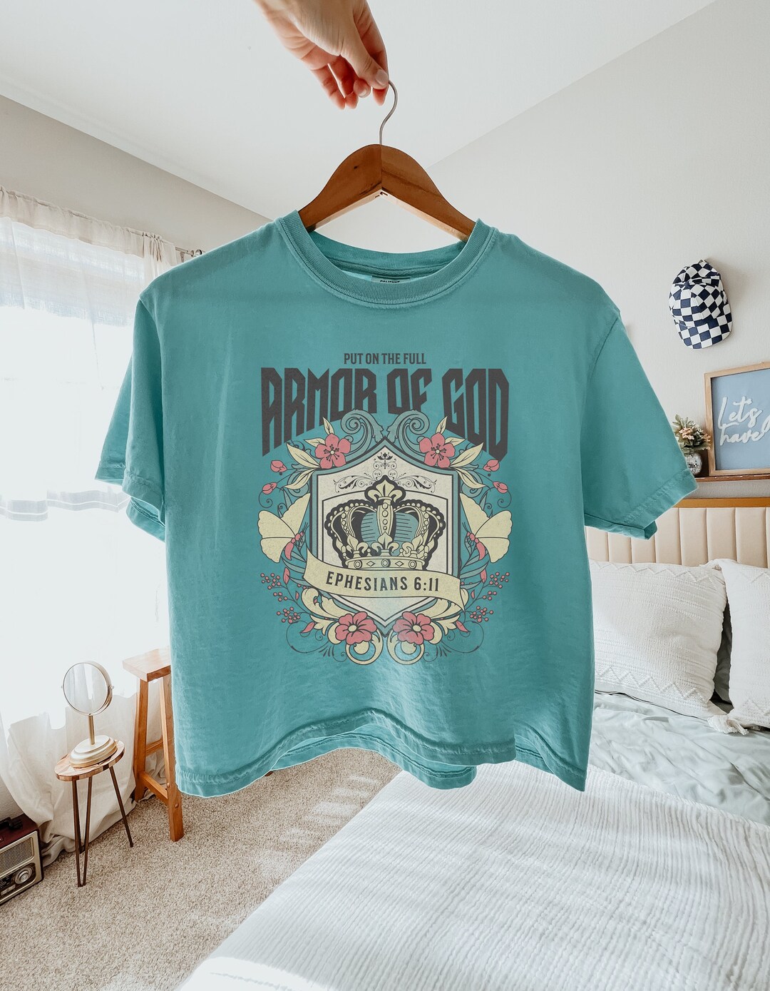 Boho Christian Shirts Armor of God Cotton Shirt Christian Tshirts Bible ...