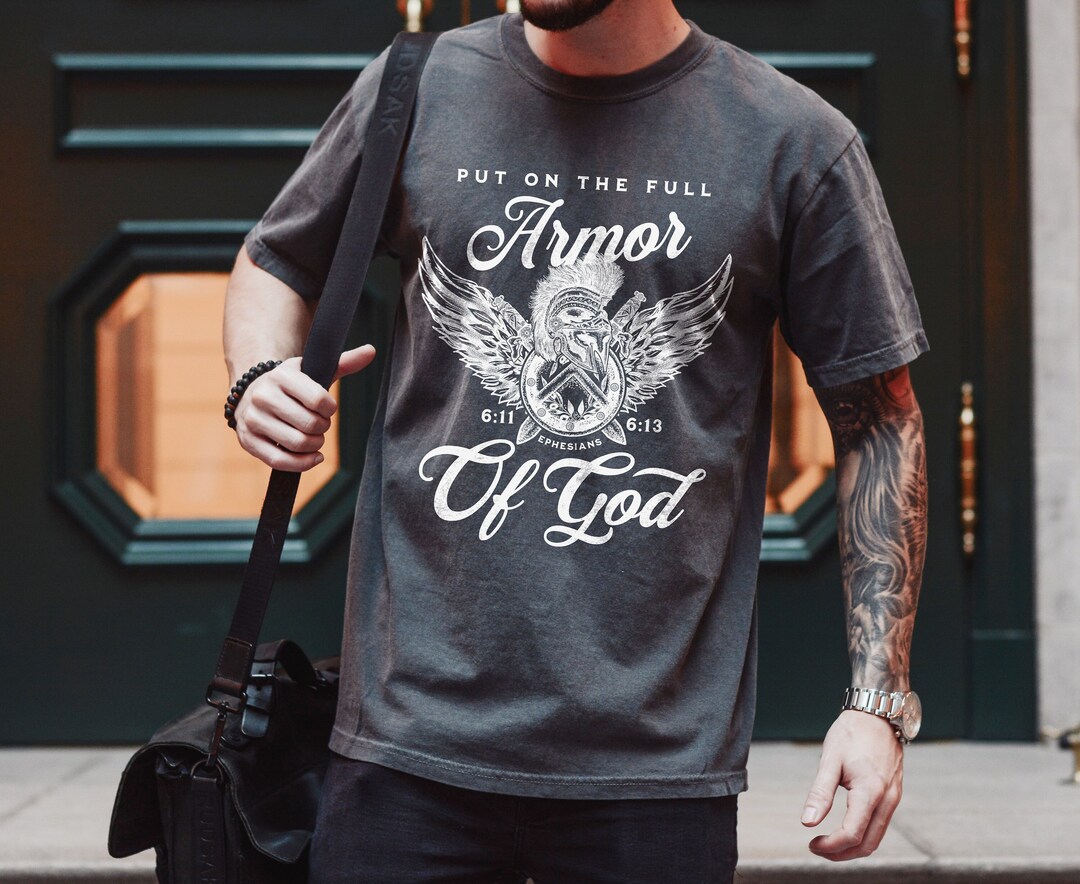 Christian Shirts For Men Christian T Shirts Armor Of God Kjv Christian