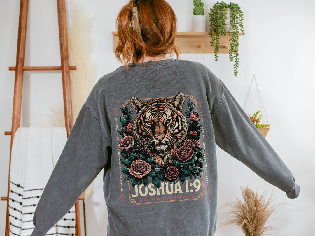 Christian Sweatshirts Comfort Colors Bible Verse Sweatshirt Christian ...