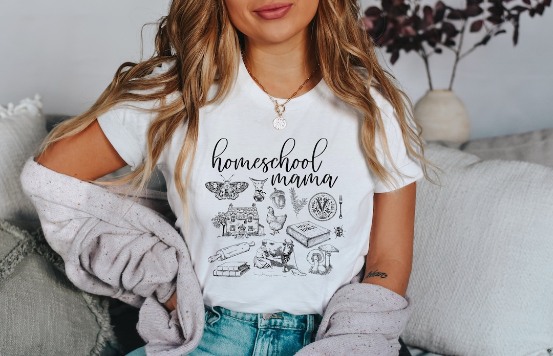 Christian Homeschool Mama Shirt, Homeschool Mom Shirt, Homeschool ...