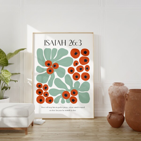 Bible Verse Poster - Etsy