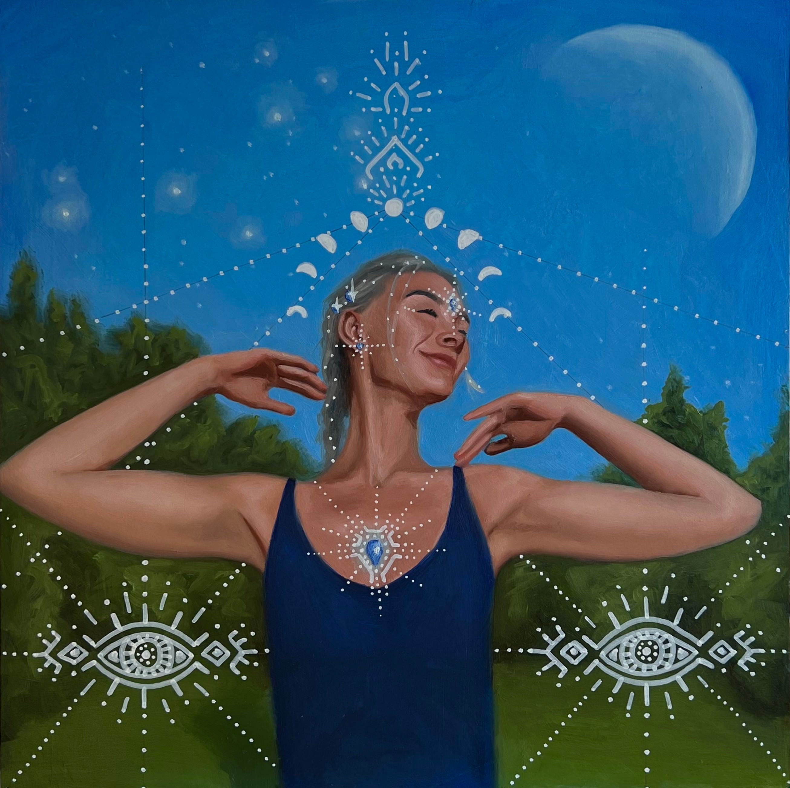 Pleiadian Luminescence Art Print 12" X 12" - Etsy