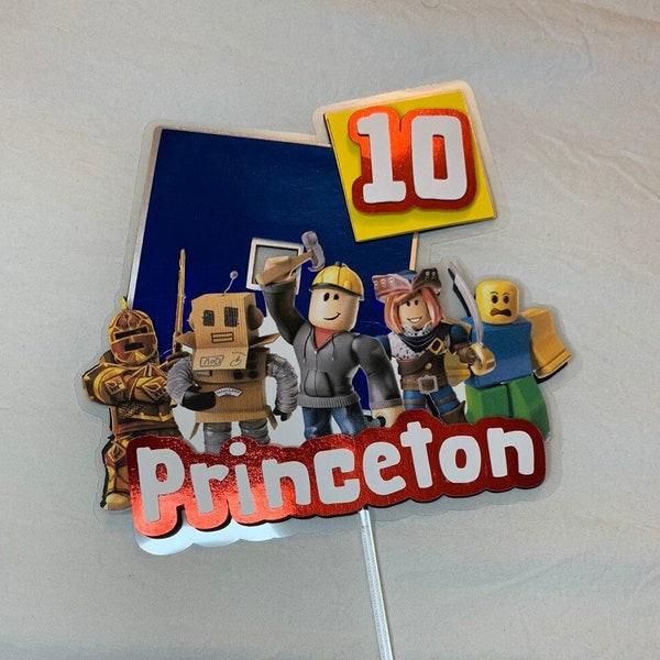 Roblox Cake Topper - Etsy