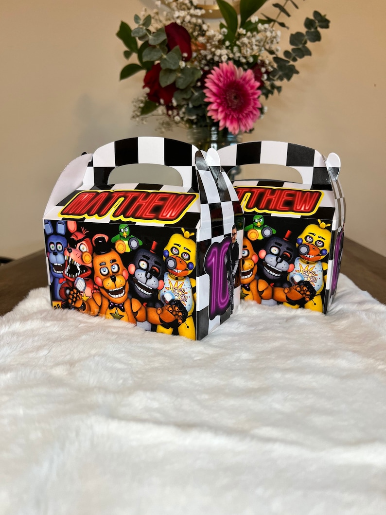 FNAF Favor Boxes - Etsy
