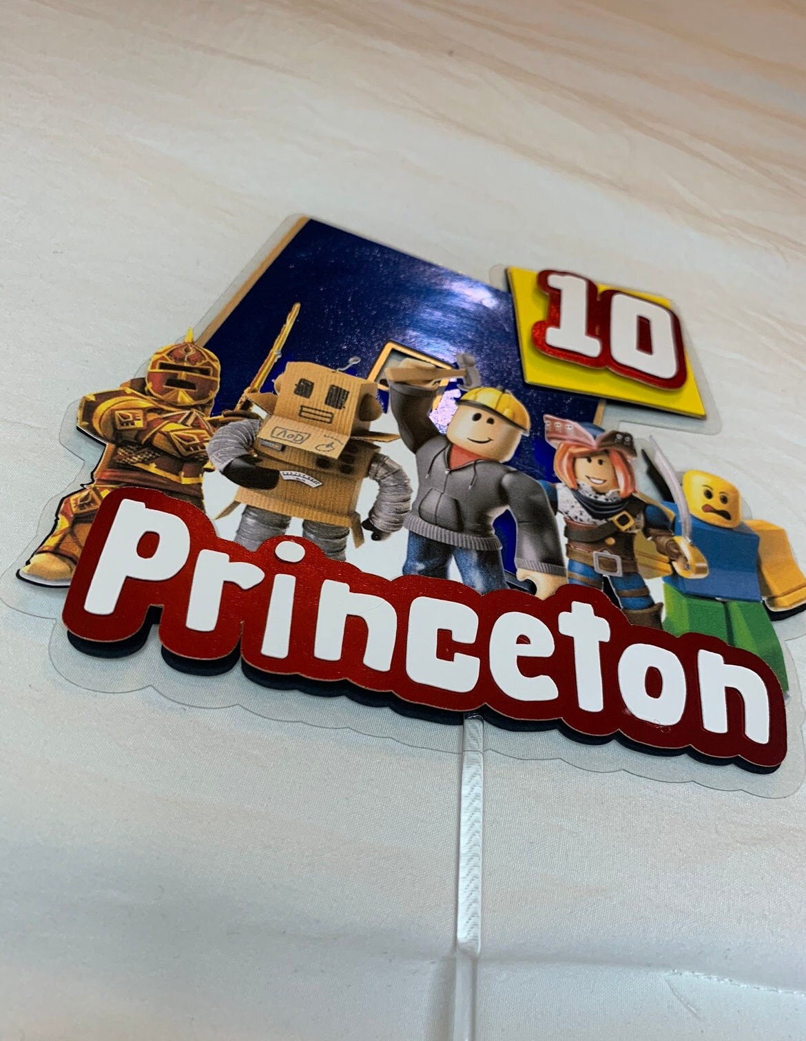 Roblox Custom Cake Topper - Etsy Canada