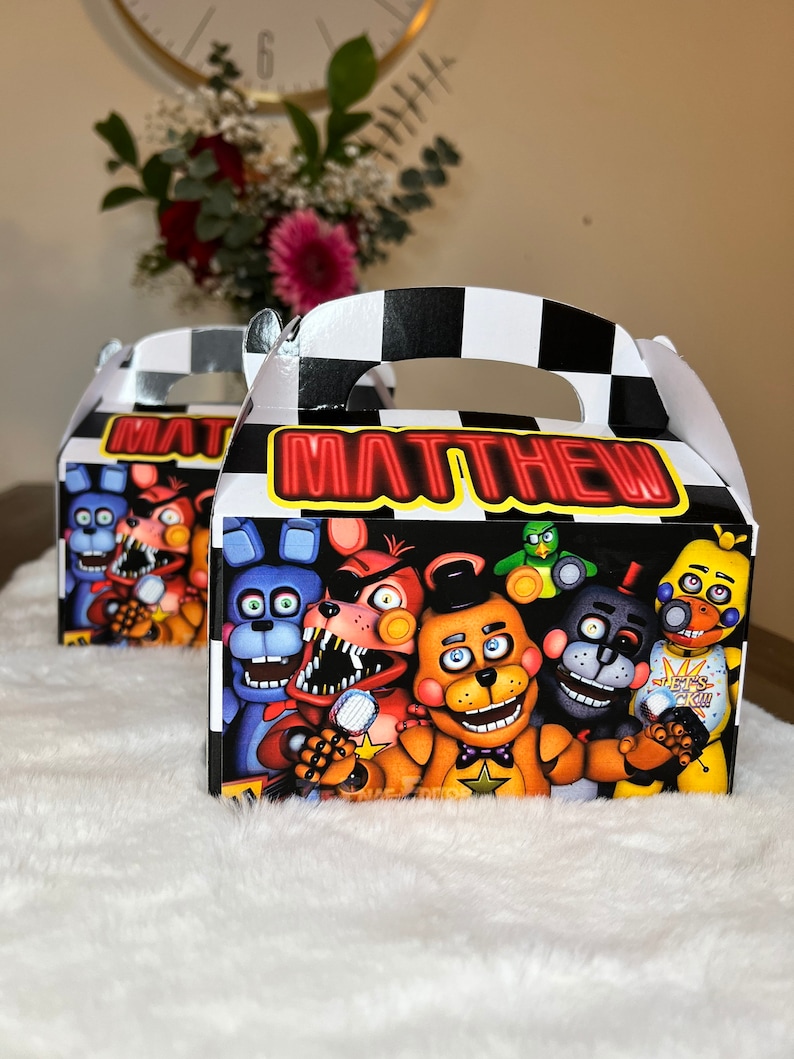 FNAF Favor Boxes - Etsy