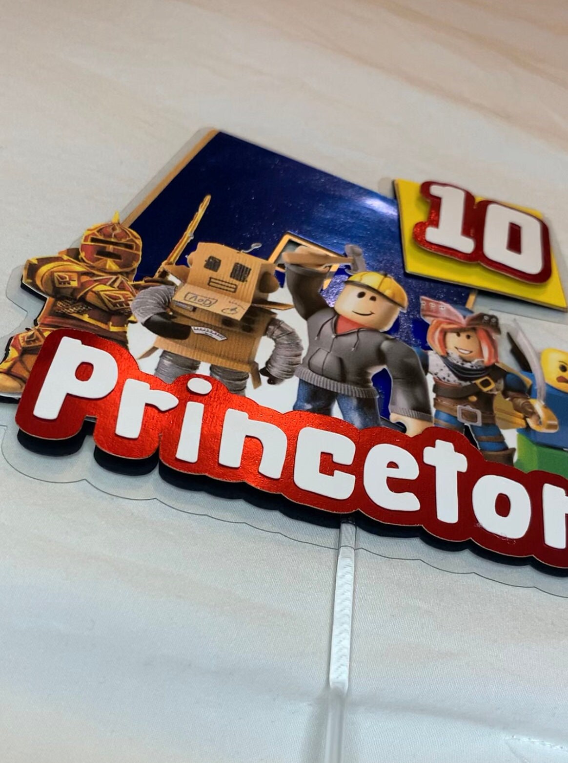 Roblox Custom Cake Topper - Etsy Canada