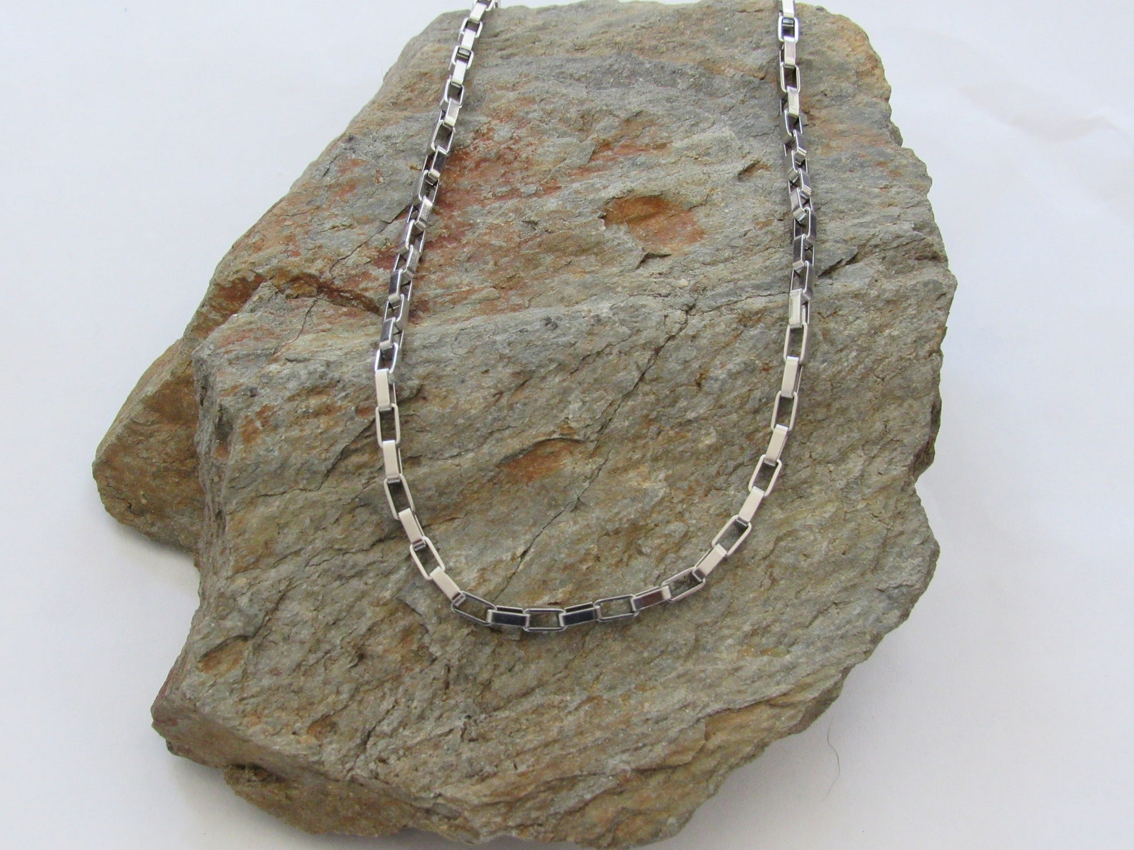 Tiny Link Necklace Tiny Link Chain Stainless Steel | Etsy