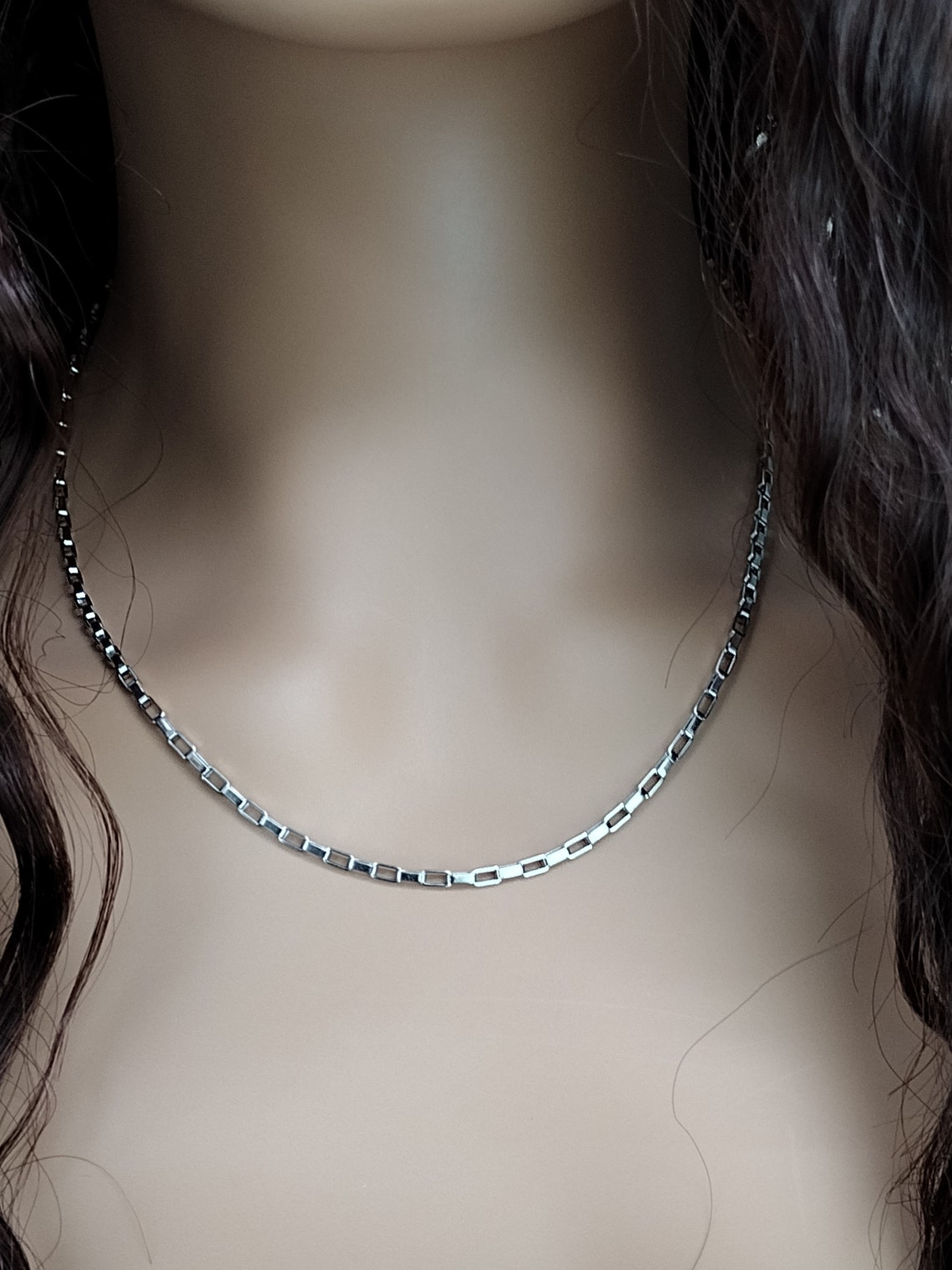 Tiny Link Necklace Tiny Link Chain Stainless Steel - Etsy