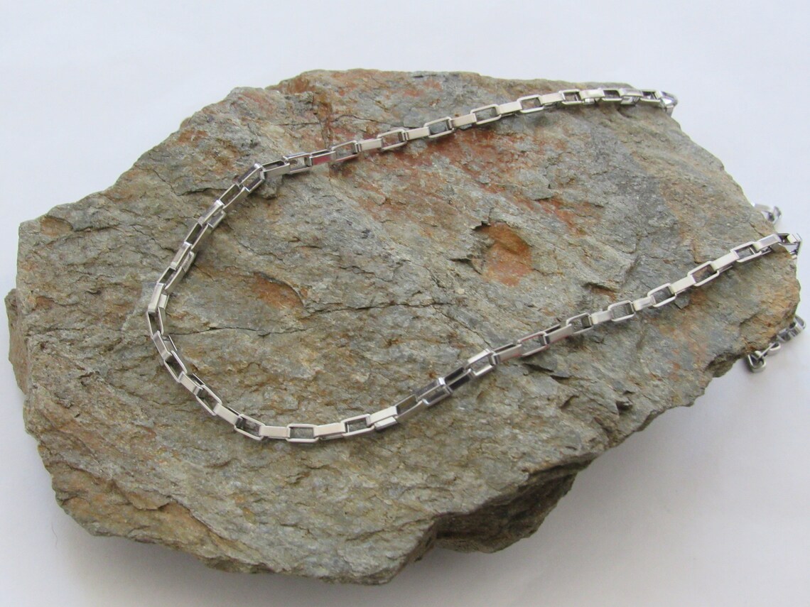 Tiny Link Necklace Tiny Link Chain Stainless Steel | Etsy