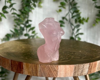 Pink Quartz Statue - Etsy