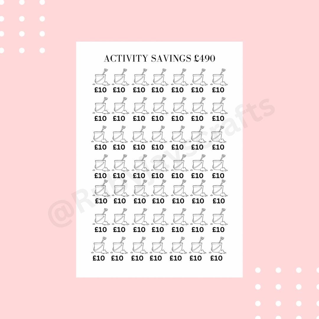 Printable Activity Savings Tracker | Savings Tracker 490 Pound Plan ...